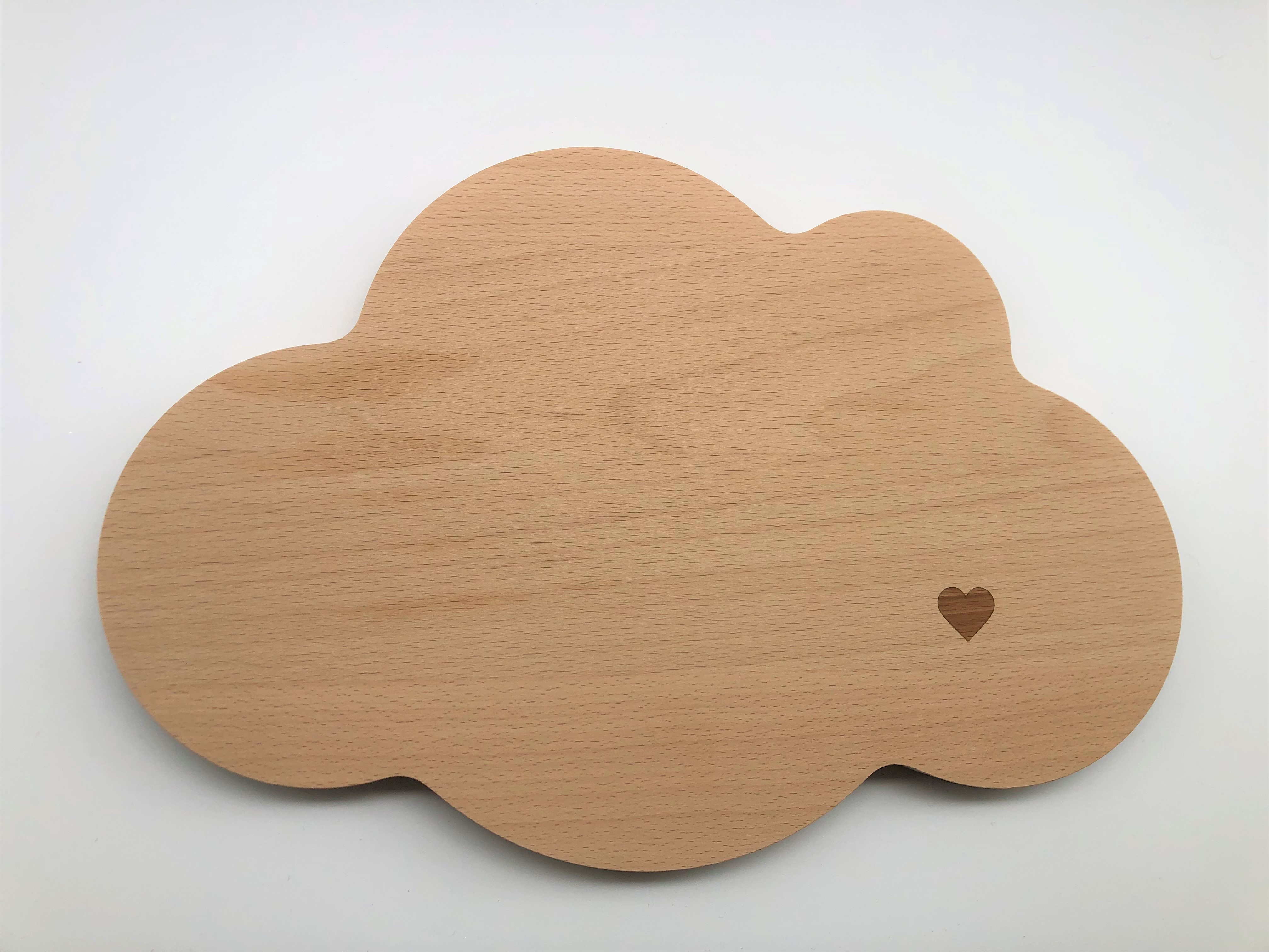 frühstücksbrett, brettchen, schneidebrett, wolke, eulenschnitt ...